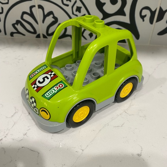 Lego | Toys | Lego Duplo Green Rally Car Race Car 5 Octan Car | Poshmark